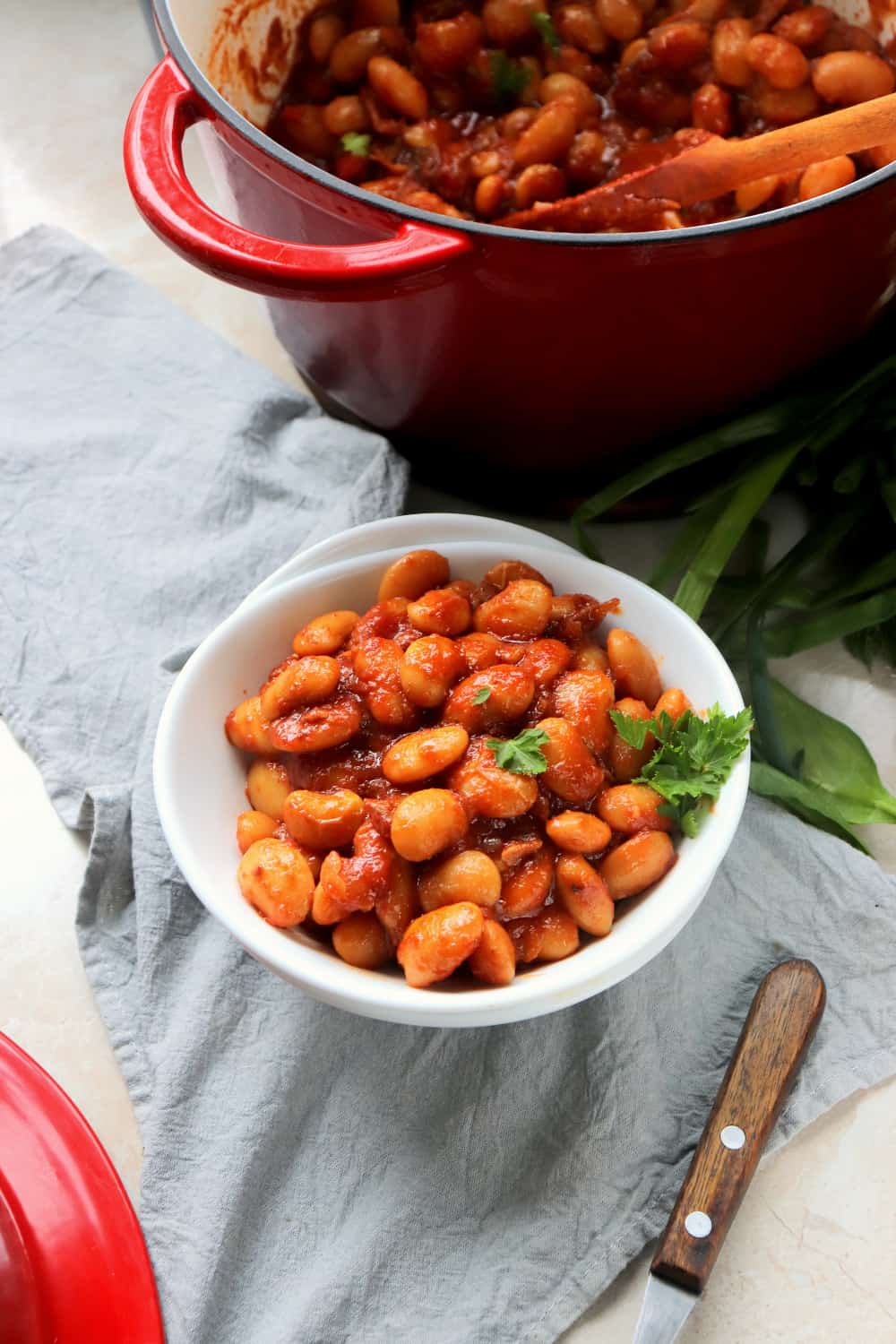 Southern Style Dutch Oven Baked Beans - Best Dutch Oven Recipes